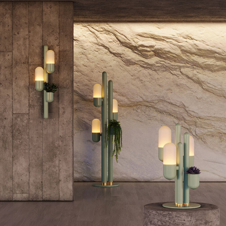 Cactus Wall Lamp By Creativemary Luxury Lighting