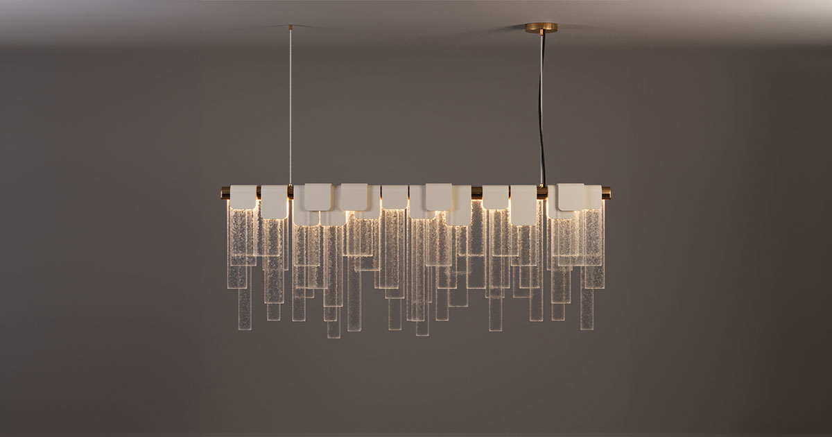 Dazzling Frostlight Suspension Lamp | Creativemary Lighting