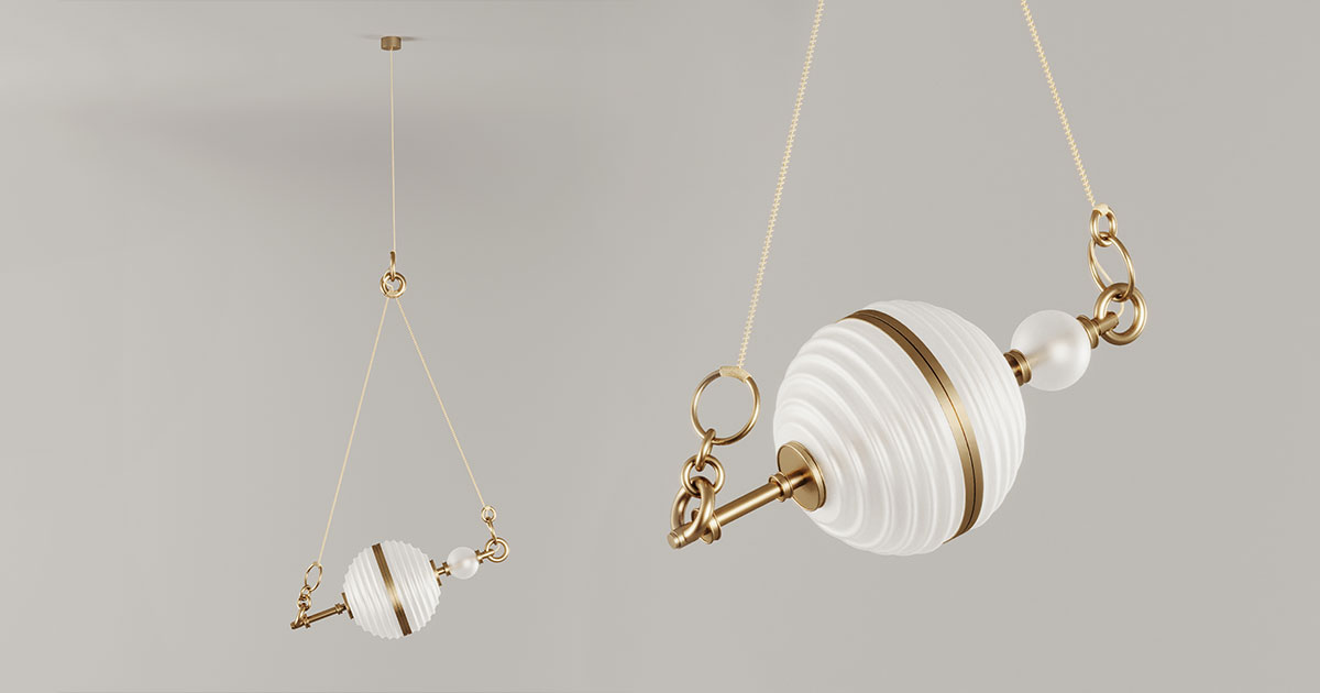 Saturn Pendant Lamp By Creativemary Luxury Lighting